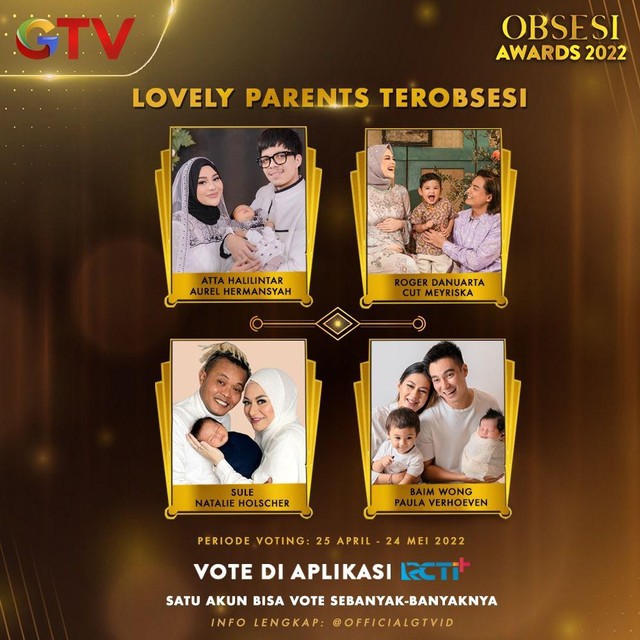 Fuji hingga Ria Ricis Masuk Daftar Nominasi Obsesi Awards 2022 | kumparan.com