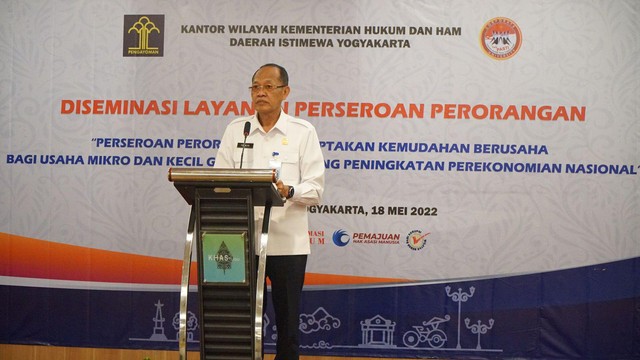 Kanwil Kemenkumham DIY Permudah UMKM Dengan Sosialisasikan Perseroan Perorangan | kumparan.com