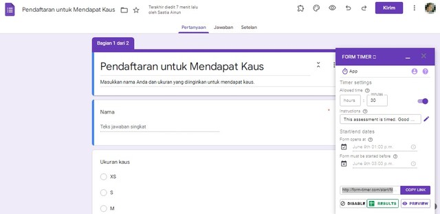 Cara Membuat Timer di Google Form, Tak Perlu Ribet! | kumparan.com