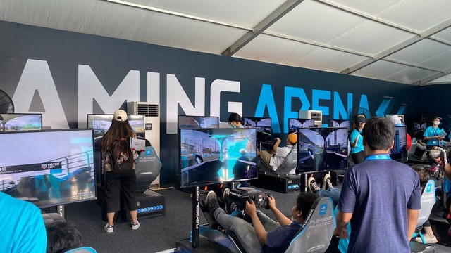 Gaming Arena Tersedia di Formula E Jakarta, Pengunjung Bisa Balapan ...
