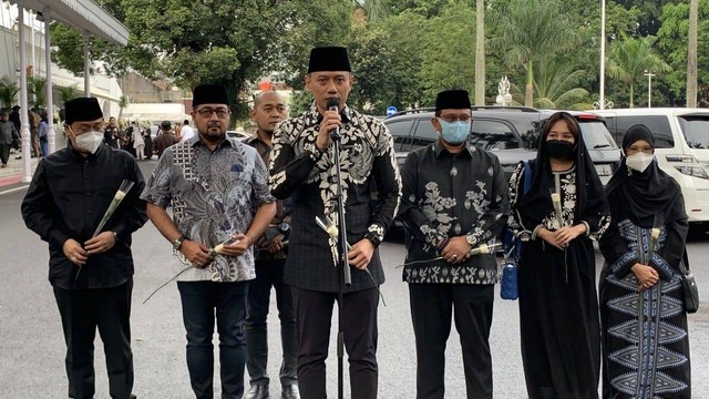 AHY Kunjungi Gedung Pakuan Bandung, Sampaikan Dukacita pada Ridwan ...