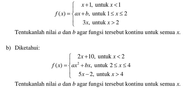 Kumpulan Contoh Soal Kalkulus: Sistem Bilangan hingga Integral ...