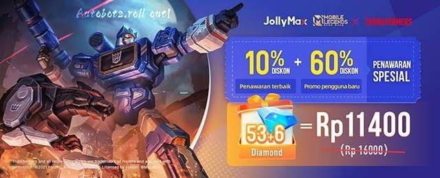 Jolly Max ML, Platform Baru untuk Beli Diamond Mobile Legends ...