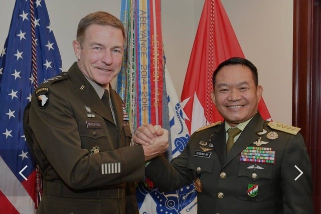 Jenderal Dudung Temui Kepala Staf US Army di Pentagon, Bahas soal ... Jenderal Dudung Temui Kepala Staf US Army di Pentagon, Bahas soal ...