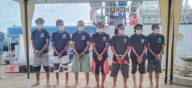 7 Pelaku Bom Ikan di Perairan Selat Sele, Papua Barat, Ditangkap ...