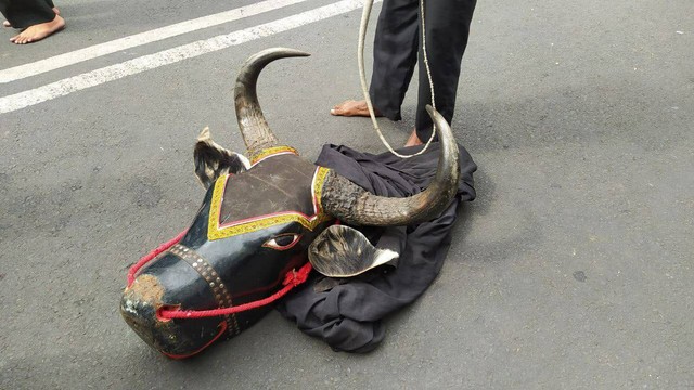 Foto: Semarak Karnaval 1.000 Bantengan Nuswantara di Kota Batu ...