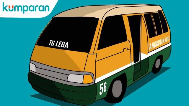 Alat Angkutan Umum Penumpang di Kota Disebut Mikrolet, Ini Jenis ...
