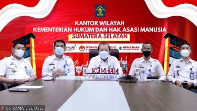Kakanwil Kemenkumham Sumsel Ikuti Rapat Persiapan Evaluasi Reformasi Birokrasi | kumparan.com