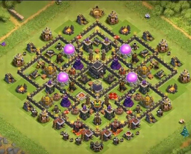 5 Base CoC TH 9 agar Formasi Makin Solid | kumparan.com