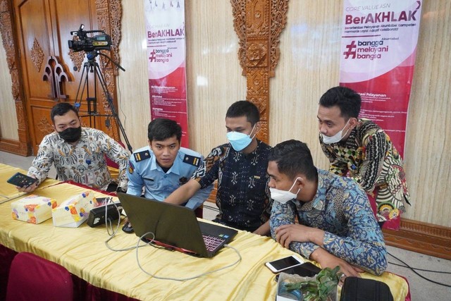 Tingkatkan Kedisiplinan Pegawai, Kemenkumham Jateng Monev Integrasi ...