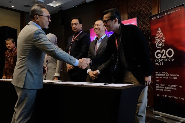 Foto: Indonesia Teken Kerja Sama dengan Empat Negara di TIIMM G20 | kumparan.com