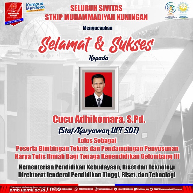 Staf SDI STKIP Muhammadiyah Kuningan (UPMK) Lolos Penyusunan Karya ...