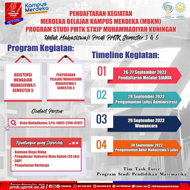 Kegiatan MBKM Program Studi PMTK STKIP Muhammadiyah Kuningan (UPMK ...
