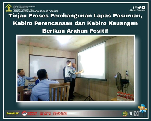 Kabiro Perencanaan dan Kabiro Keuangan Beri Arahan Positif Untuk Lapas ...