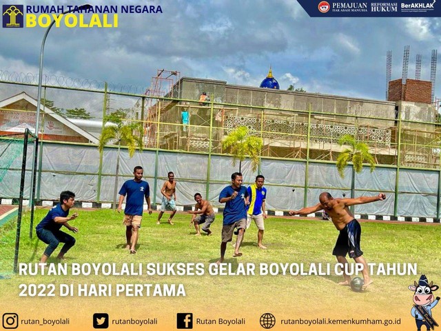 Rutan Boyolali Sukses Gelar Boyolali Cup Tahun 2022 di Hari Pertama ...