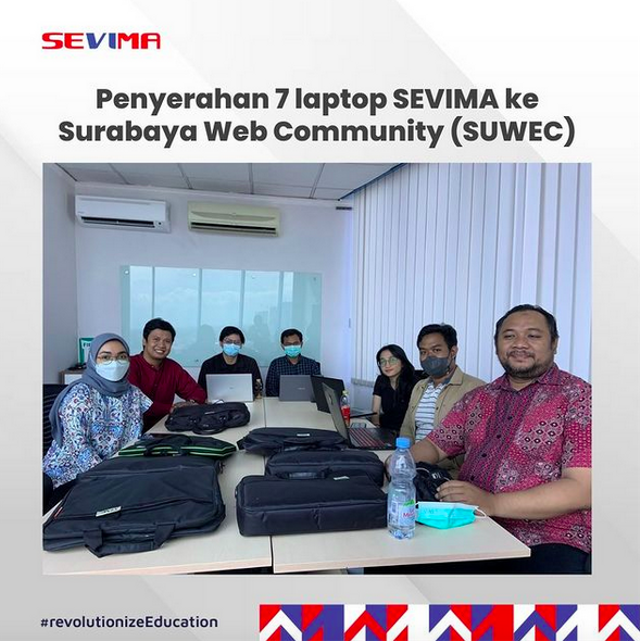 SEVIMA Hibahkan Laptop untuk SUWEC, Siap Kembangkan Talenta Digital ...