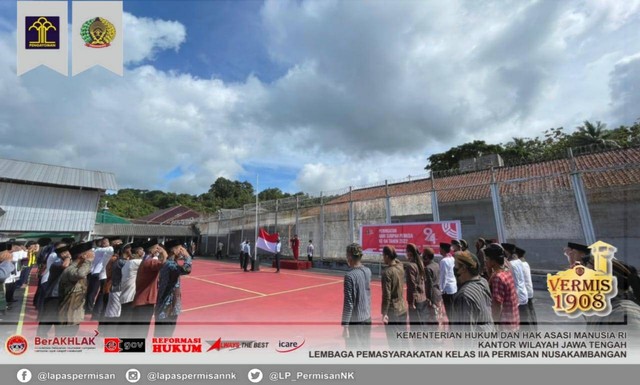 Peringati Hari Sumpah Pemuda Lapas Kelas Iia Permisan Nusakambangan