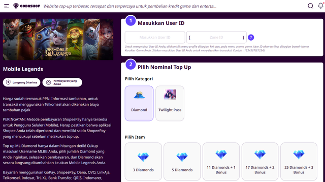 5 Tempat Top Up ML Murah dan Legal, Ada Tokopedia dan Gojek | kumparan.com