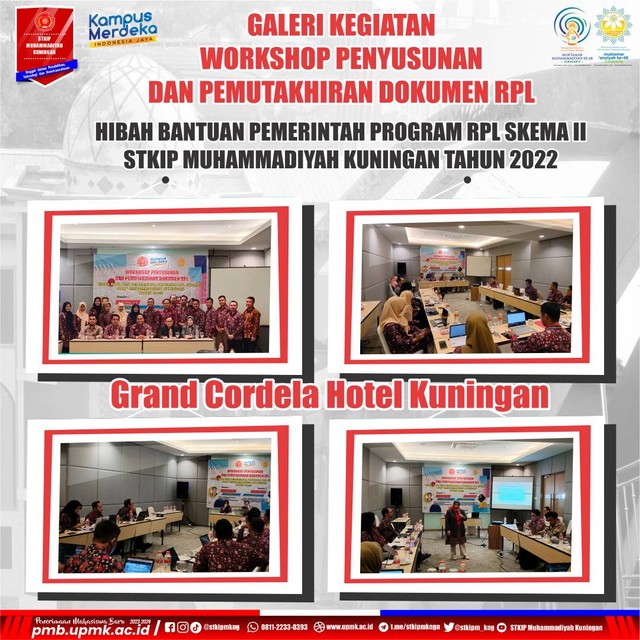 Workshop Penyusunan Pemutakhiran Dokumen RPL, LPK STKIP Muhammadiyah ...