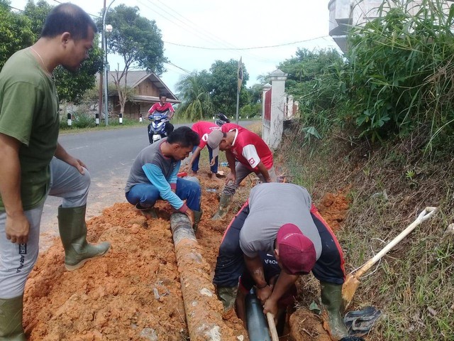 Curah Hujan Tinggi, Sejumlah Pipa Transmisi PDAM Natuna Putus ...