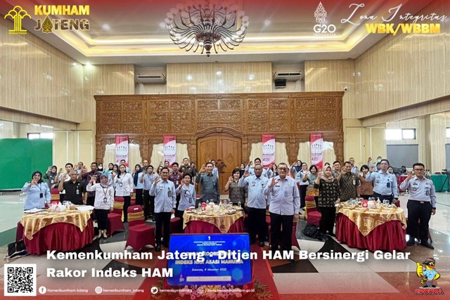 Kemenkumham Jateng - Ditjen HAM Bersinergi Gelar Rakor Indeks HAM ...
