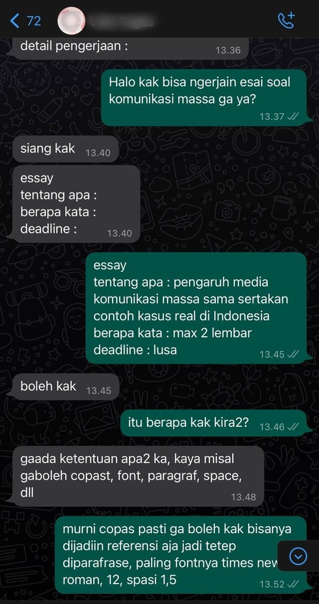 Kami Membeli Esai Kuliah dari Joki di Instagram, Isinya 41% Terdeteksi Plagiat | kumparan.com