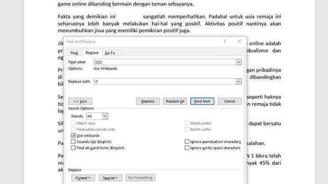 Cara Menghilangkan Spasi Berlebih di Word dengan Berbagai Metode | kumparan.com
