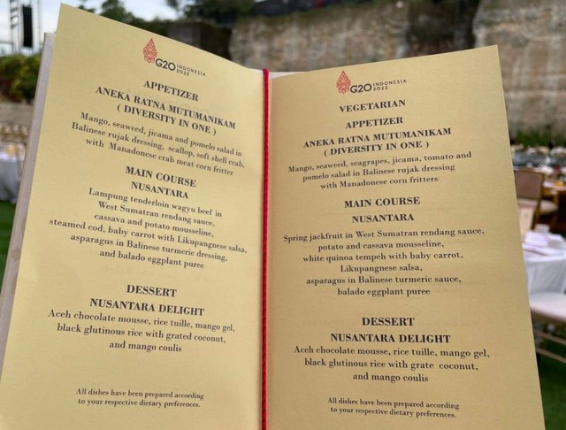 Cerita Para Chef Indonesia yang Terlibat Acara Jamuan Makan KTT G20 di ...