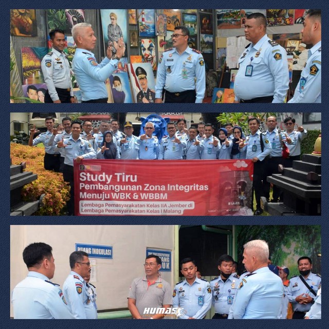 Studi Tiru Zona Integritas WBK & WBBM Lapas Kelas IIA Jember di Lapas Malang | kumparan.com