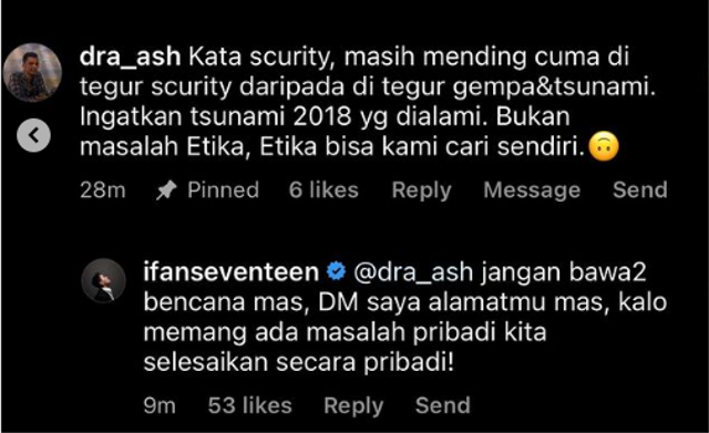 Kembali Disinggung soal Tsunami Anyer, Ifan Seventeen Beri Respons Menohok | kumparan.com