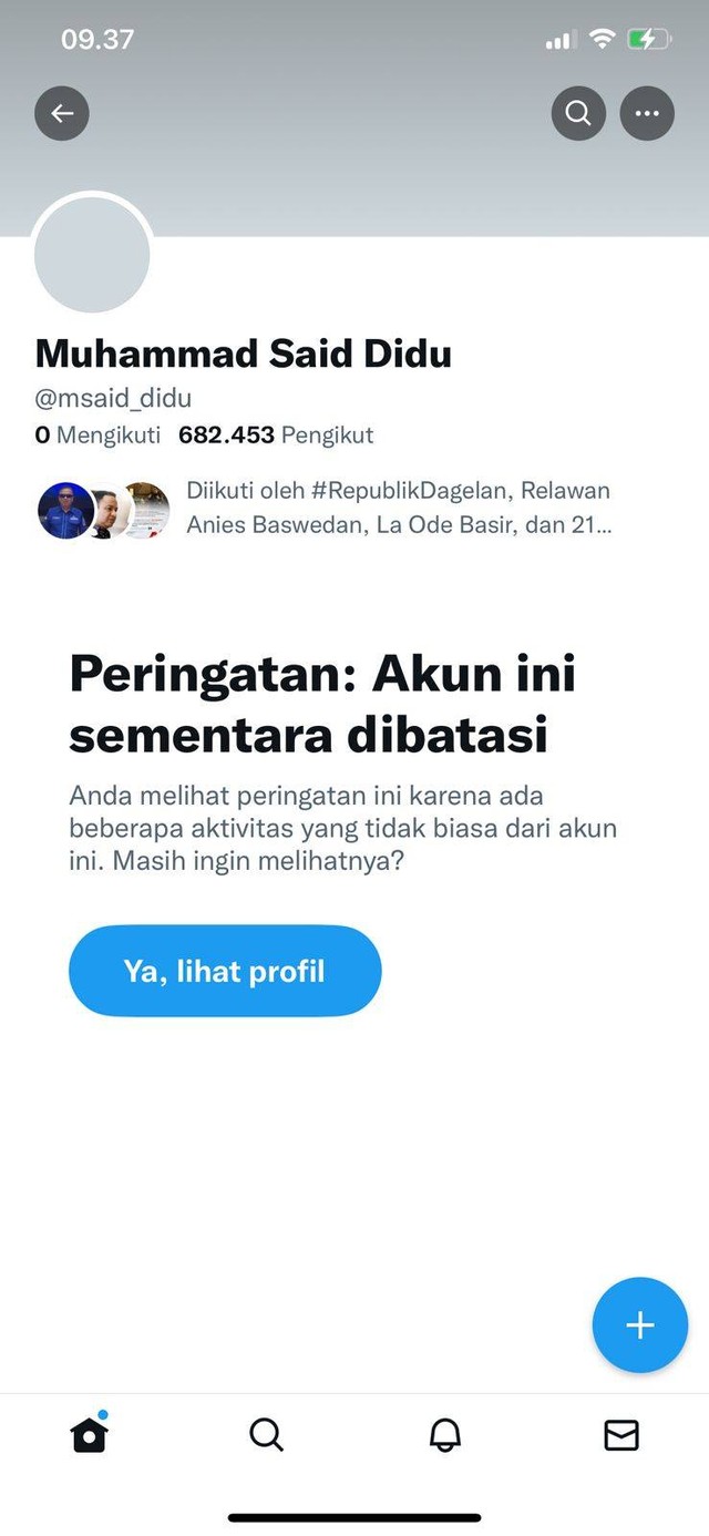 Akun Twitter Said Didu Disuspend, Curiga karena Cuitan Mobil Listrik | kumparan.com