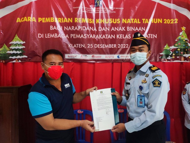 18 Narapidana Nasrani Lapas Klaten Terima Remisi Khusus Natal Tahun 2022 | kumparan.com