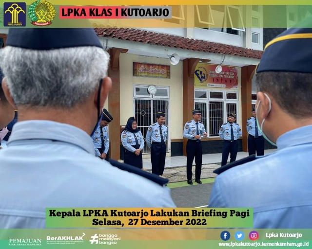 Briefing Pagi,Kepala LPKA Kutoarjo Ingatkan Jajarannya Bijak Dalam ...