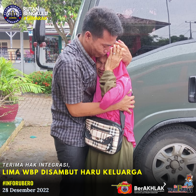 Terima Hak Integrasi, Lima WBP Disambut Haru Keluarga | kumparan.com