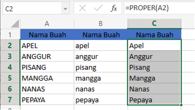 Cara Mengubah Huruf Kapital di Excel, Bisa Pakai Rumus Ini | kumparan.com