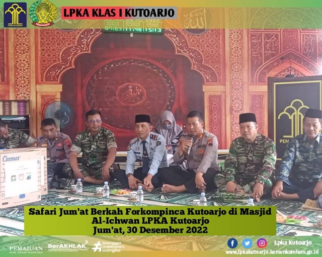 Safari Jum'at Berkah dan Bansos di Masjid Al-Ichwan LPKA Klas I ...
