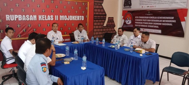 Kepala Rupbasan Mojokerto Kemenkumham Jatim Gelar Rapat Rencana Kerja ...