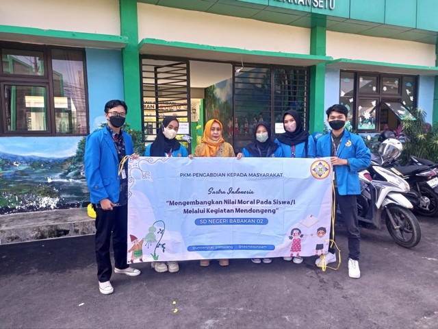 Mahasiswa Sastra Indonesia UNPAM Gelar PKM Dengan Berdongeng di SDN 02 ...