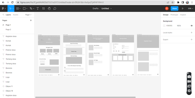 Rancang Desain UI/UX Guna Memperindah Tampilan Website Profil Desa ...
