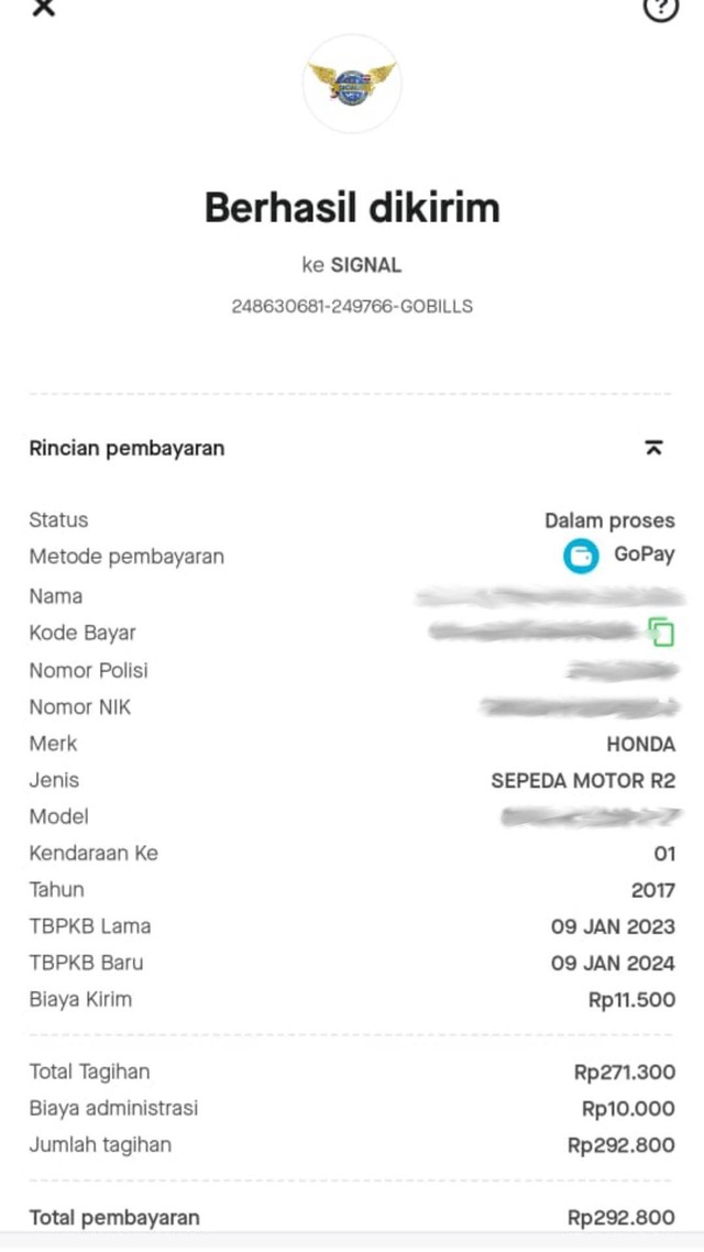 Pengalaman Kami Bayar Pajak Motor Lewat Aplikasi Signal | kumparan.com