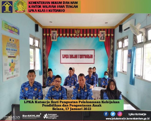 LPKA Kutoarjo Ikuti Penguatan Pelaksanaan Kebijakan Pendidikan ...
