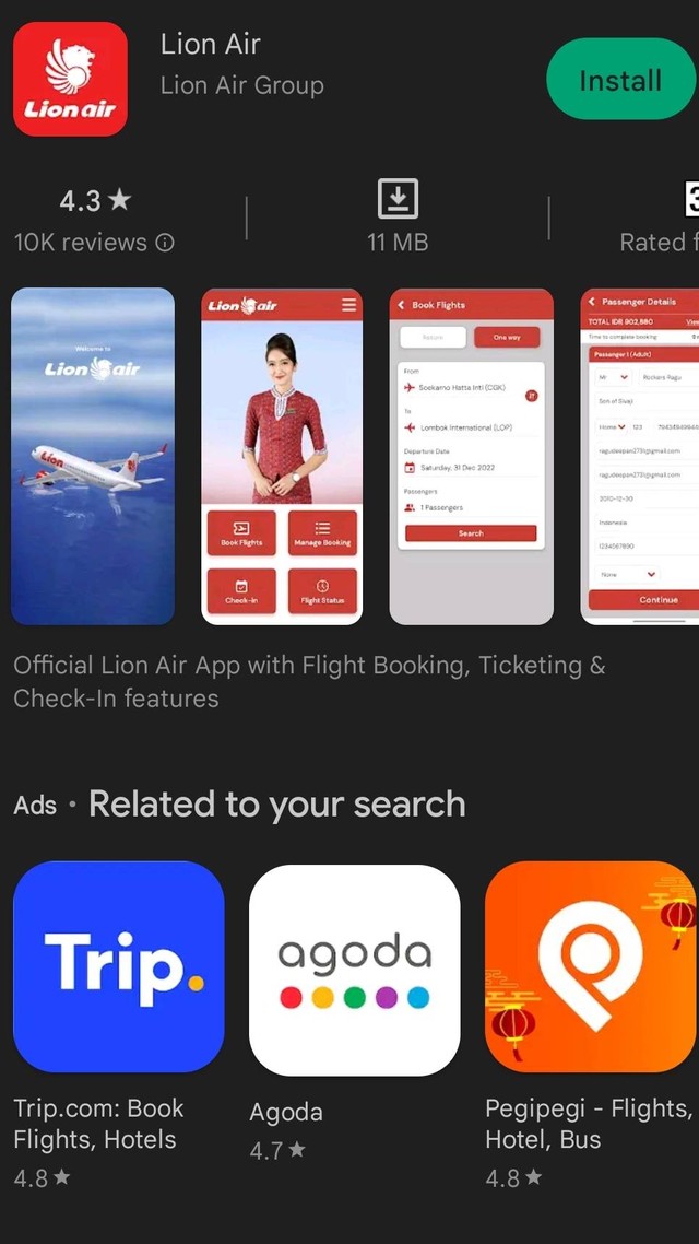 Pesawat Seperti Ngambang di Air, Desain Aplikasi Lion Air Jadi Sorotan ...
