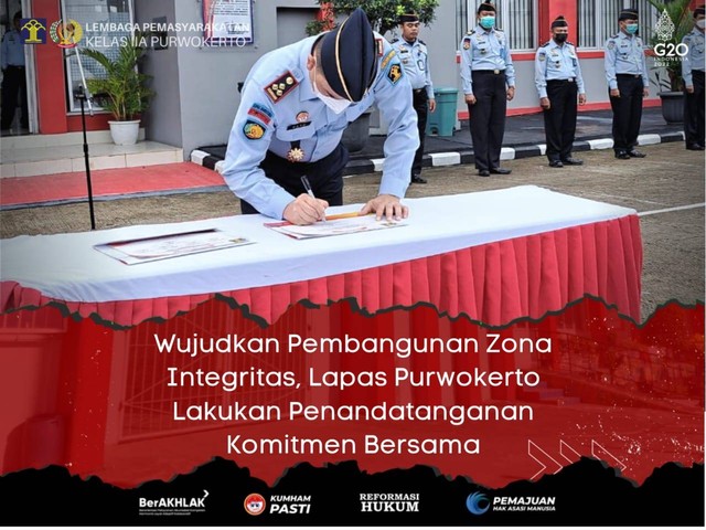 Lapas Purwokerto Lakukan Penandatanganan Komitmen Bersama Pembangunan ZI | kumparan.com