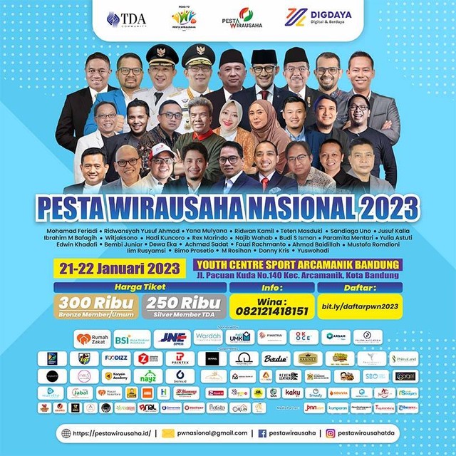 TDA Gelar Pesta Wirausaha Nasional 2023 | kumparan.com