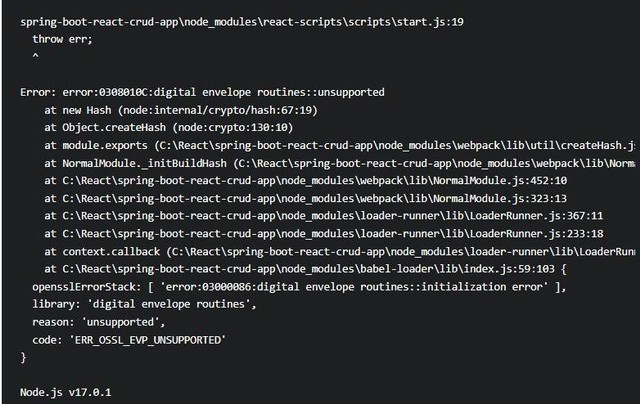 Cara Mengatasi ERR_OSSL_EVP_UNSUPPORTED Saat Pakai Node Js17 | kumparan.com
