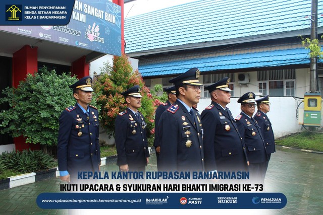 Kepala Rupbasan Banjarmasin Ikuti Upacara & Syukuran Hari Bhakti ... Kepala Rupbasan Banjarmasin Ikuti Upacara & Syukuran Hari Bhakti ...