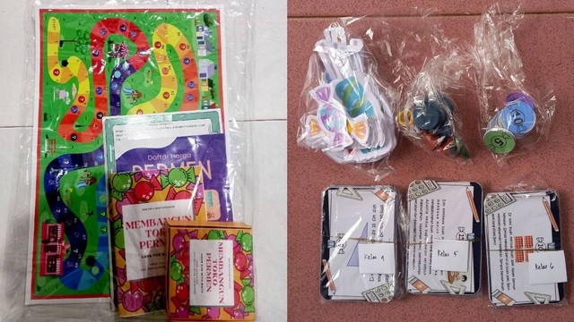 Kreatif! Mahasiswa KKN UNDIP Membuat Permainan Board Game Matematika ...
