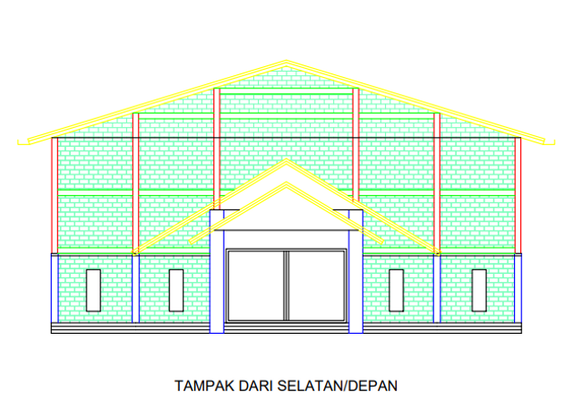 Kawal Pembangunan GOR, Mahasiswa KKN UNDIP Tim 1 Membuat Desain ...