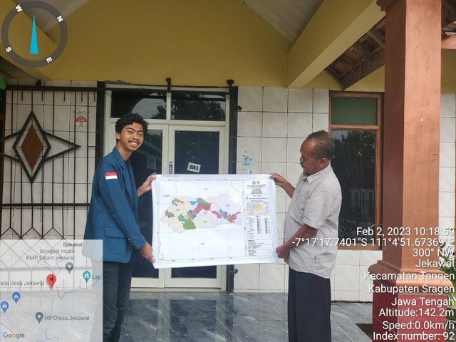 Informatif! Mahasiswa KKN TIM 1 UNDIP Membuat Peta Administrasi Desa ...