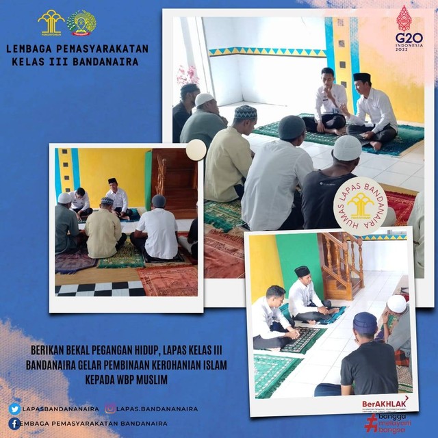 Lapas Kelas III Bandanaira Gelar Pembinaan Kerohanian Islam kepada WBP ... Lapas Kelas III Bandanaira Gelar Pembinaan Kerohanian Islam kepada WBP ...